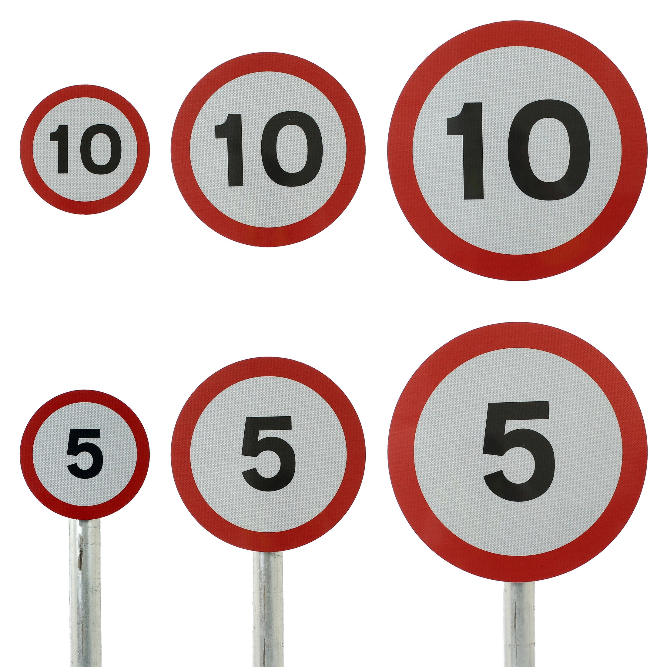 Speed Limit Signs - 5mph / 10mph - Post Mount – Speed Bumps Direct